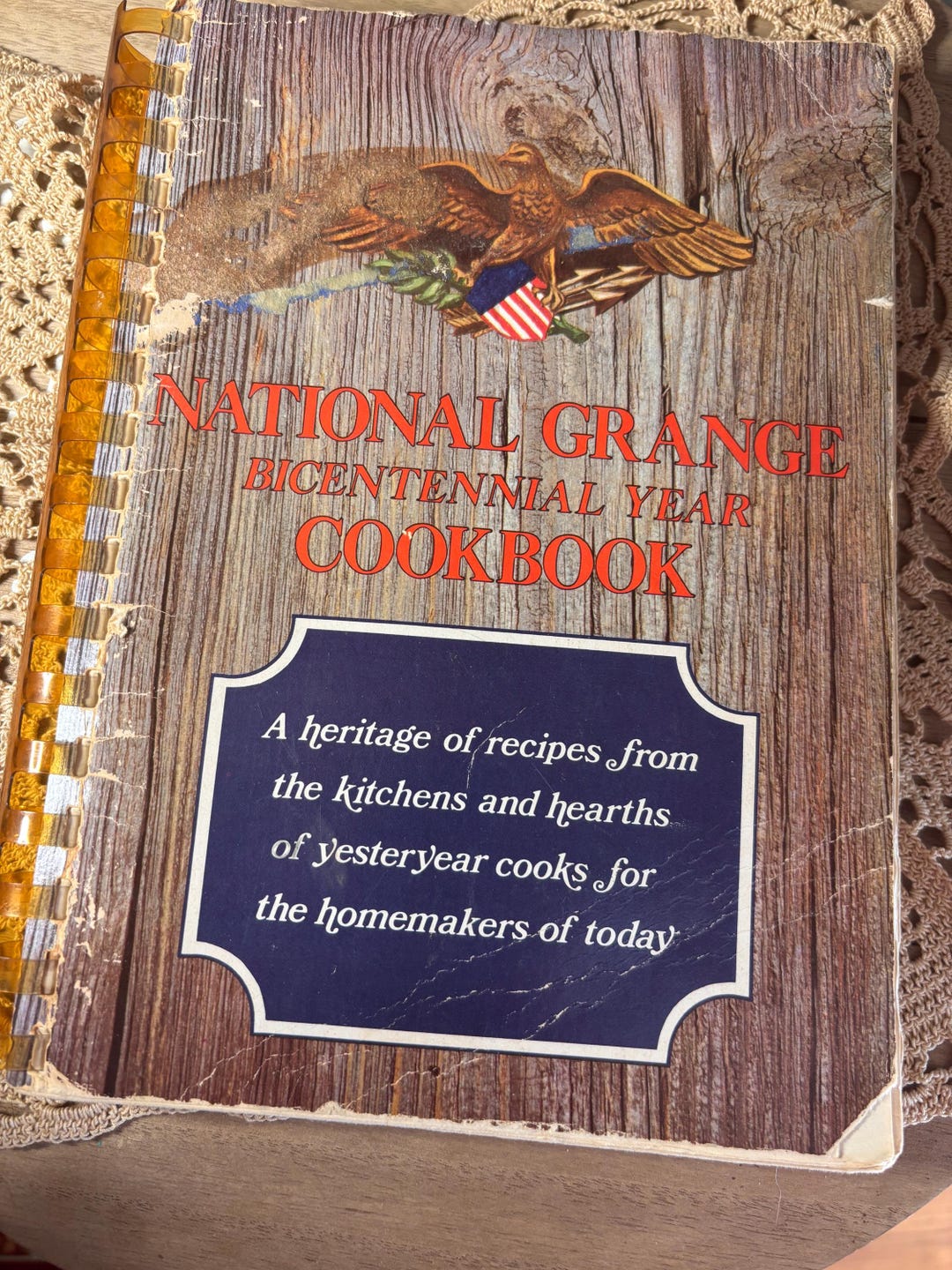 Vintage 1977 National Grange Bicentennial Cookbook • Homestyle Recipes ...