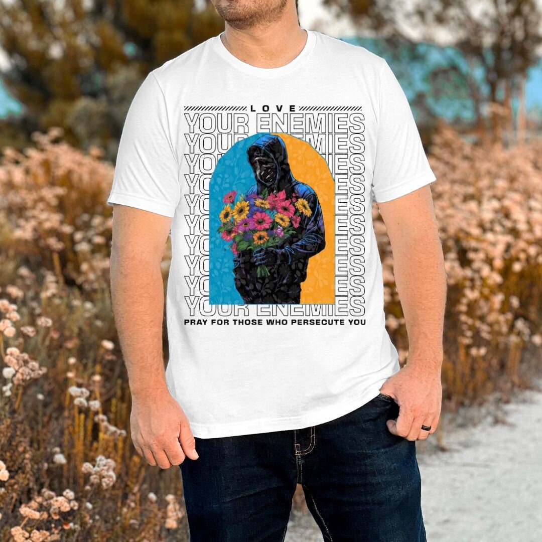 Love Your Enemies, Apocalyptic, Jesus Tee, Christian Apparel, Gifts for ...