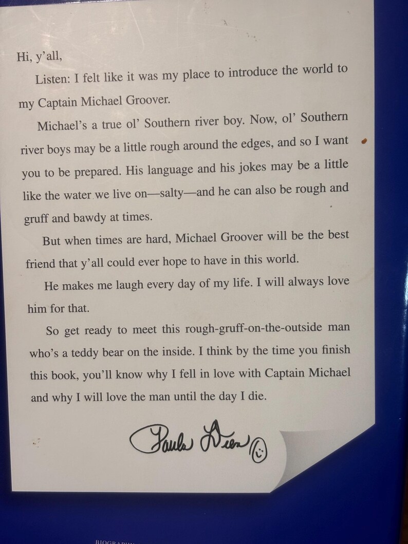 My Delicious Life With Paula Deen – Michael Groover’s Memoir - Etsy