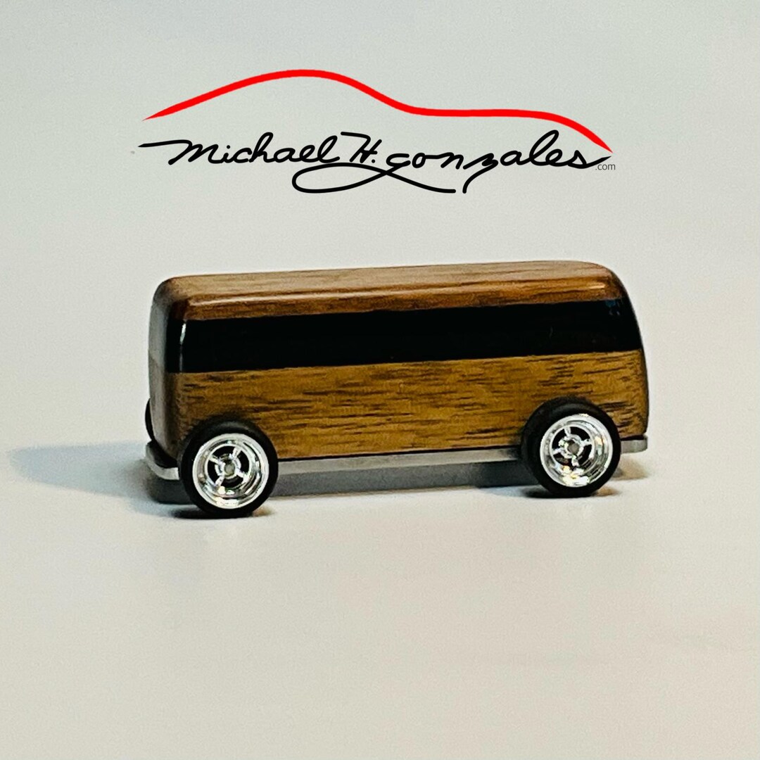 Handmade Walnut Wood VW Bus Toy Car: 1/64 Scale (ish) Collectible - Etsy