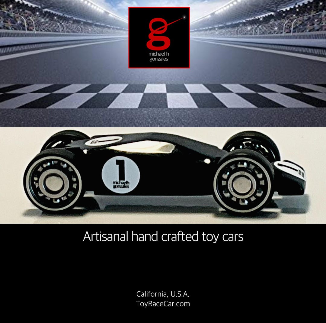 Futuristic Race Car Toy, Open Wheel F1/ Indy Car Hand Crafted 1/1 ...