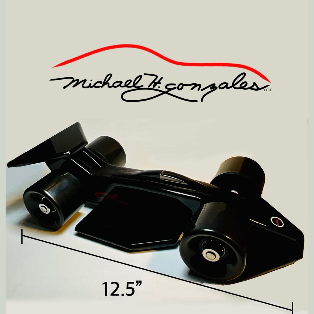 Futuristic Minimalist Indy Car Sculpture: Hand-built Collectible Toy - Etsy