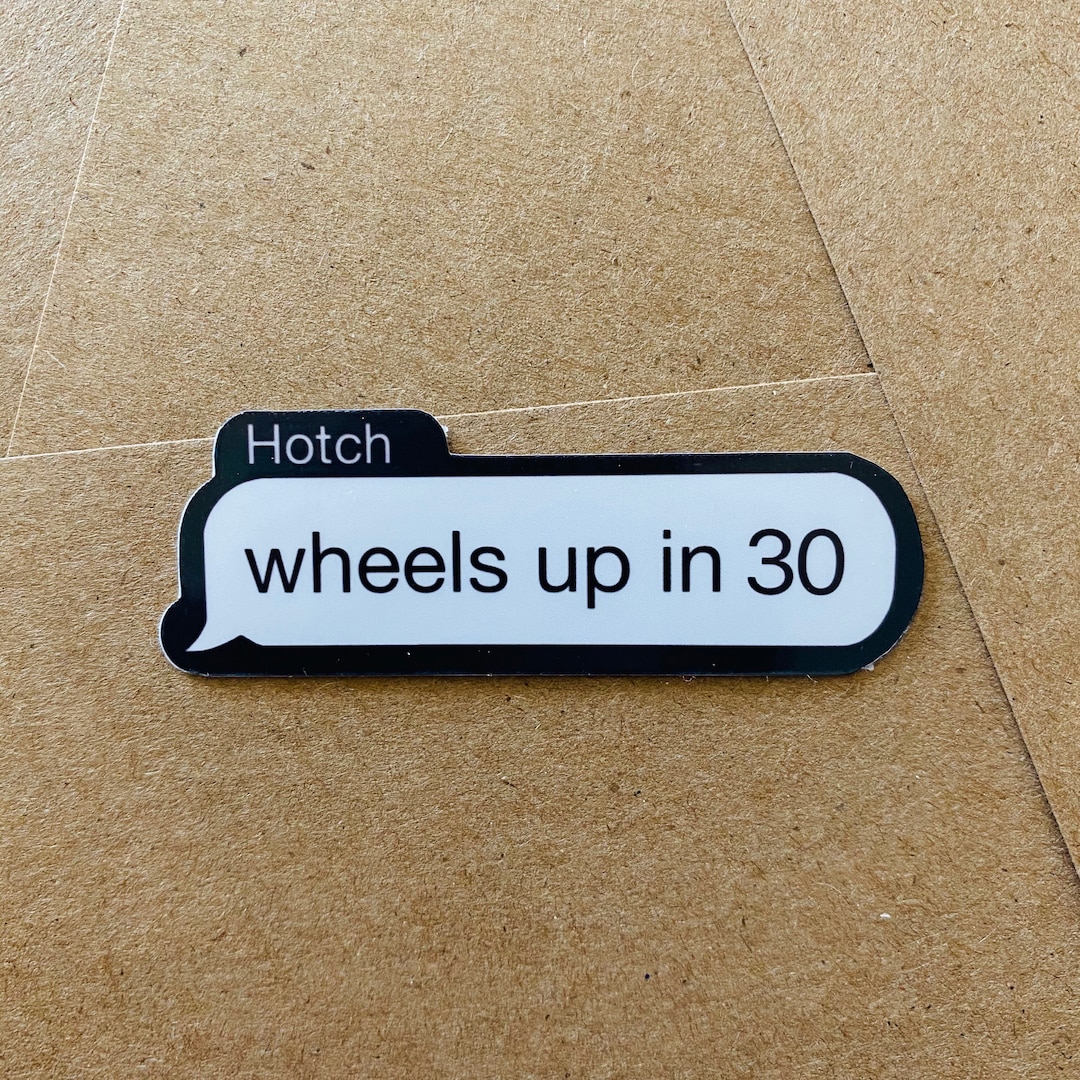 Wheels up in 30 Aaron Hotchner, Criminal Minds Stickers, Vinyl ...