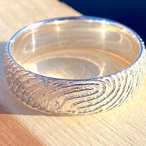 Fingerprint Ring - Etsy