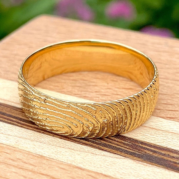 Fingerprint Ring - Etsy