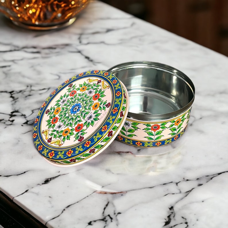 Papad Box Kitchenware Storage Box With Cookies Box and Namkeen Box ...