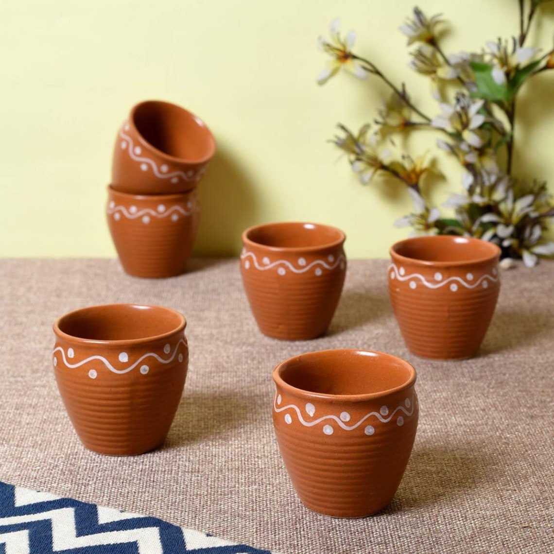 Indian Kulhads Ceramic Terracotta Kullad Tea Serving Kulhads - Etsy