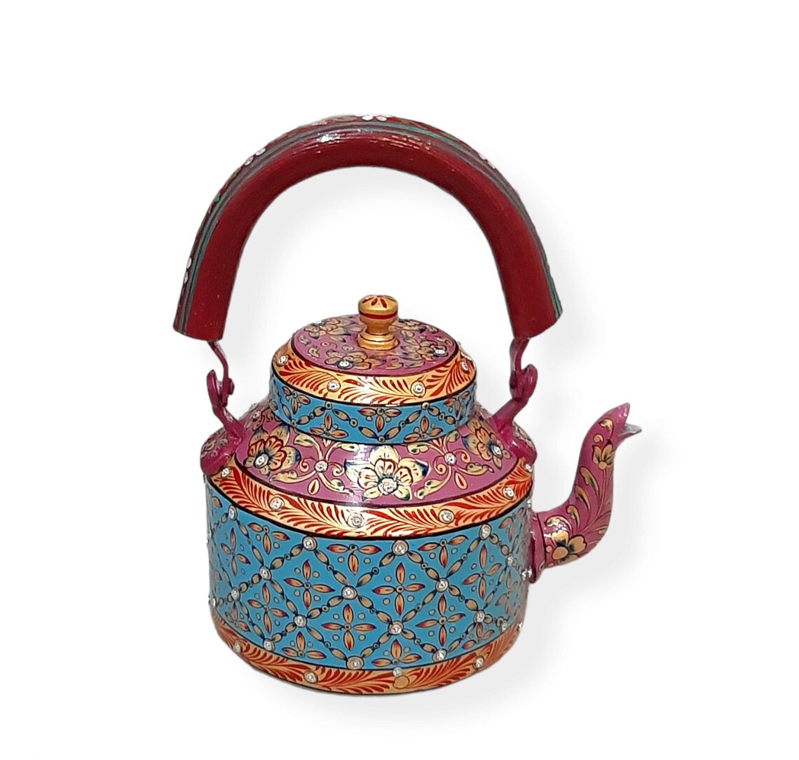 Tea Kettle Hand Painted Tea Pot Home Decor Kettle Decorative - Etsy