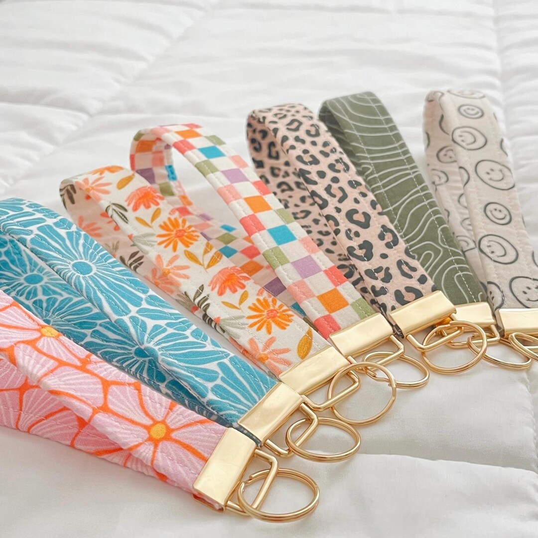 Keychain Wristlet • Keychain Lanyard • Key Strap • Durable Key Holder ...