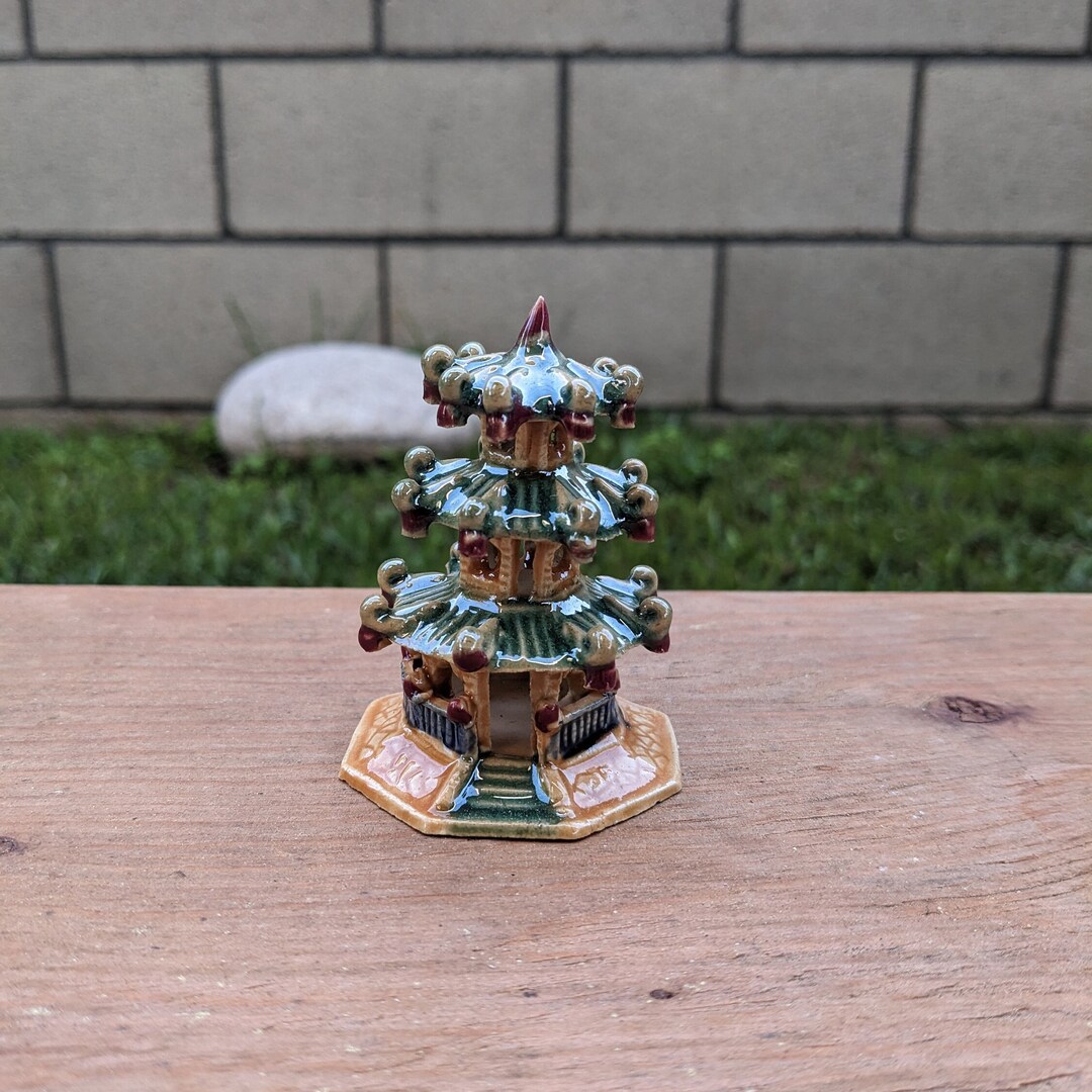 Mudmans, Miniature Mudman Figurine, Pagoda - Etsy