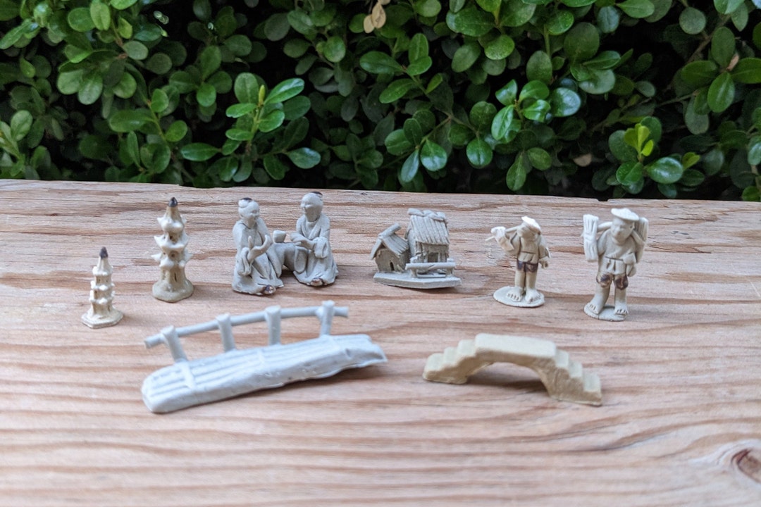 8 Pieces Assorted Mud Mans Miniature Mud Man Figurine for - Etsy