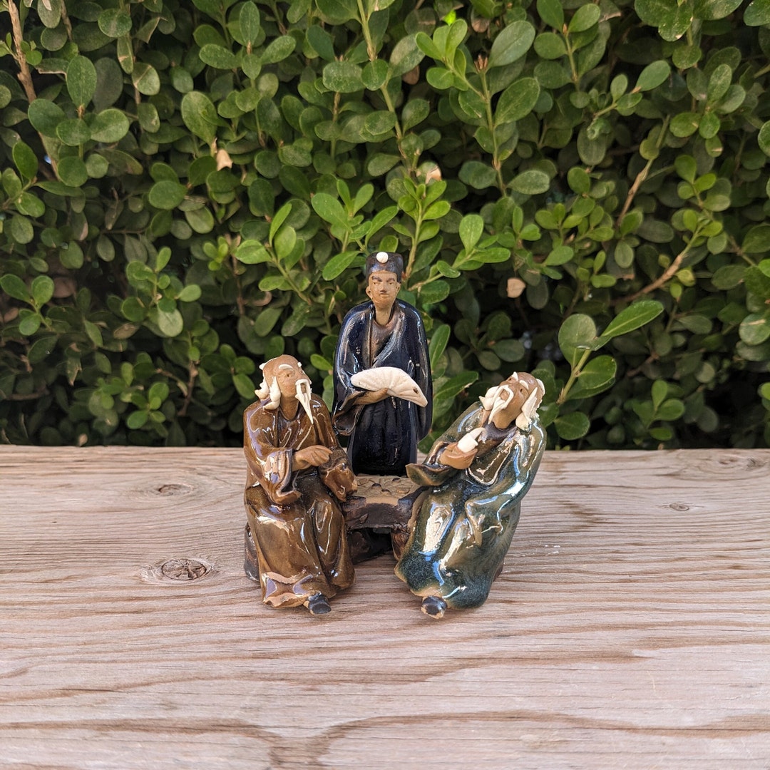 Mudmans, Miniature Mudman Figurine, 3 Mud Men M 1 - Etsy