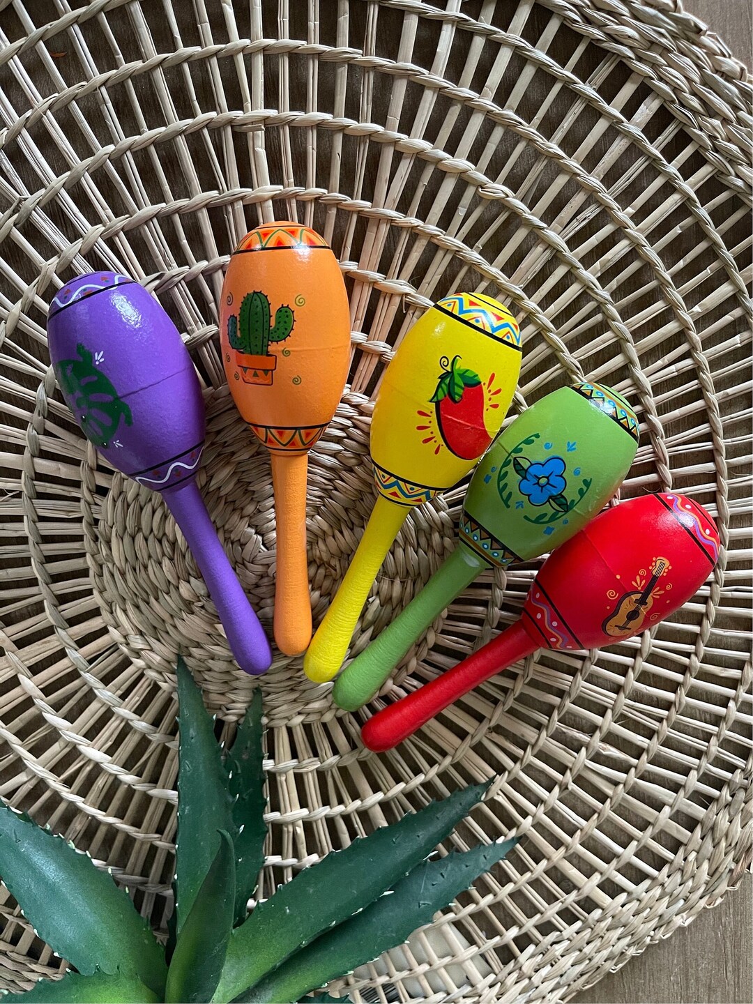 Fiesta Maracas: 5 De Mayo Tiered Tray Decor (5.5 X 1.5 Inches) - Etsy