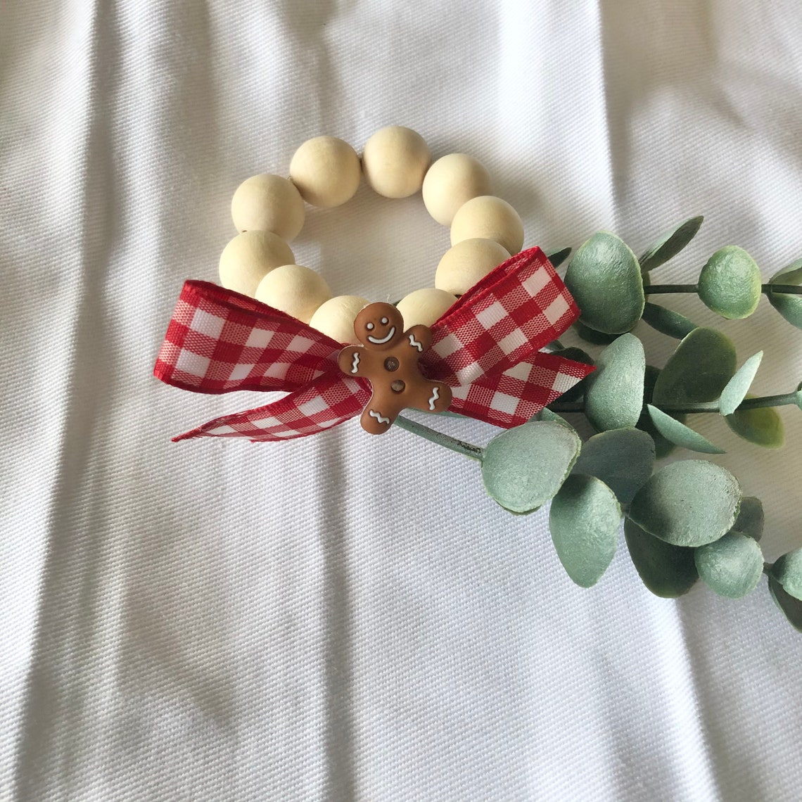 Gingerbread Napkin Rings, Gingerbread Decor, Christmas Decor, Table ...