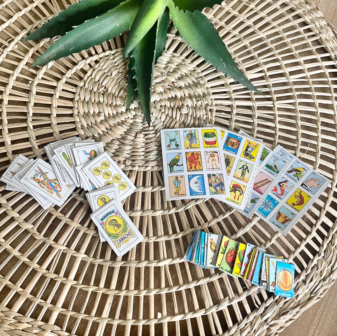 Mini Loteria Mexicana Loteria Mexicana Baraja Mexicana - Etsy