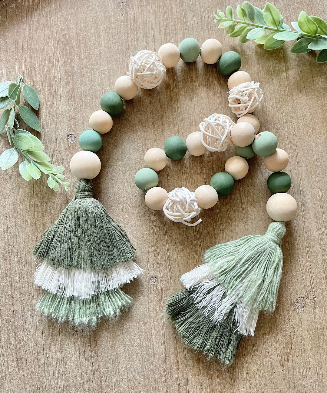 Succulent Garland | Cactus Garland | Boho Garland |wood Garland | Boho ...