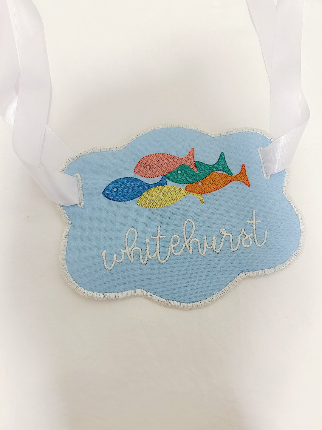 Fish Stroller Tag TBBC Inspired - Etsy