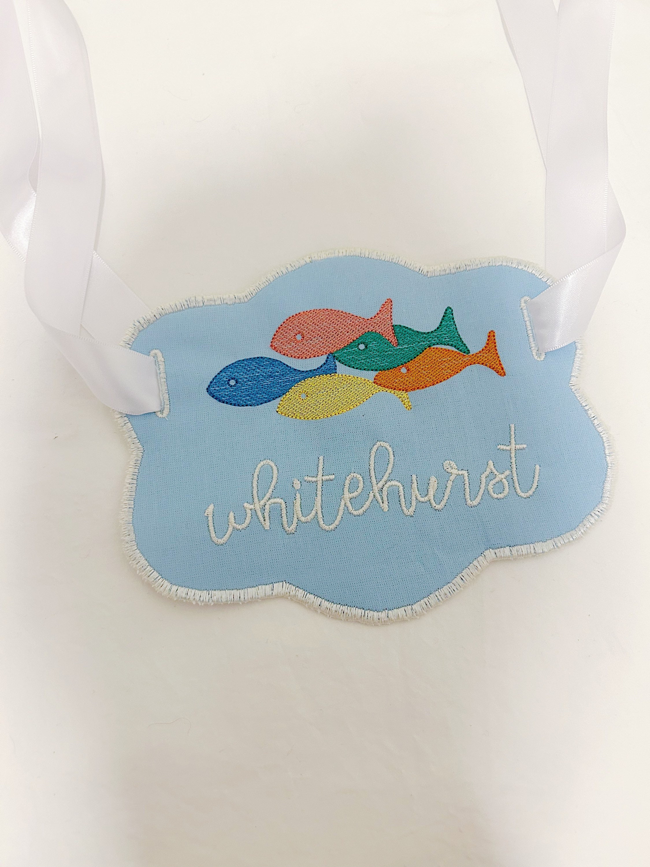 Fish Stroller Tag TBBC Inspired - Etsy