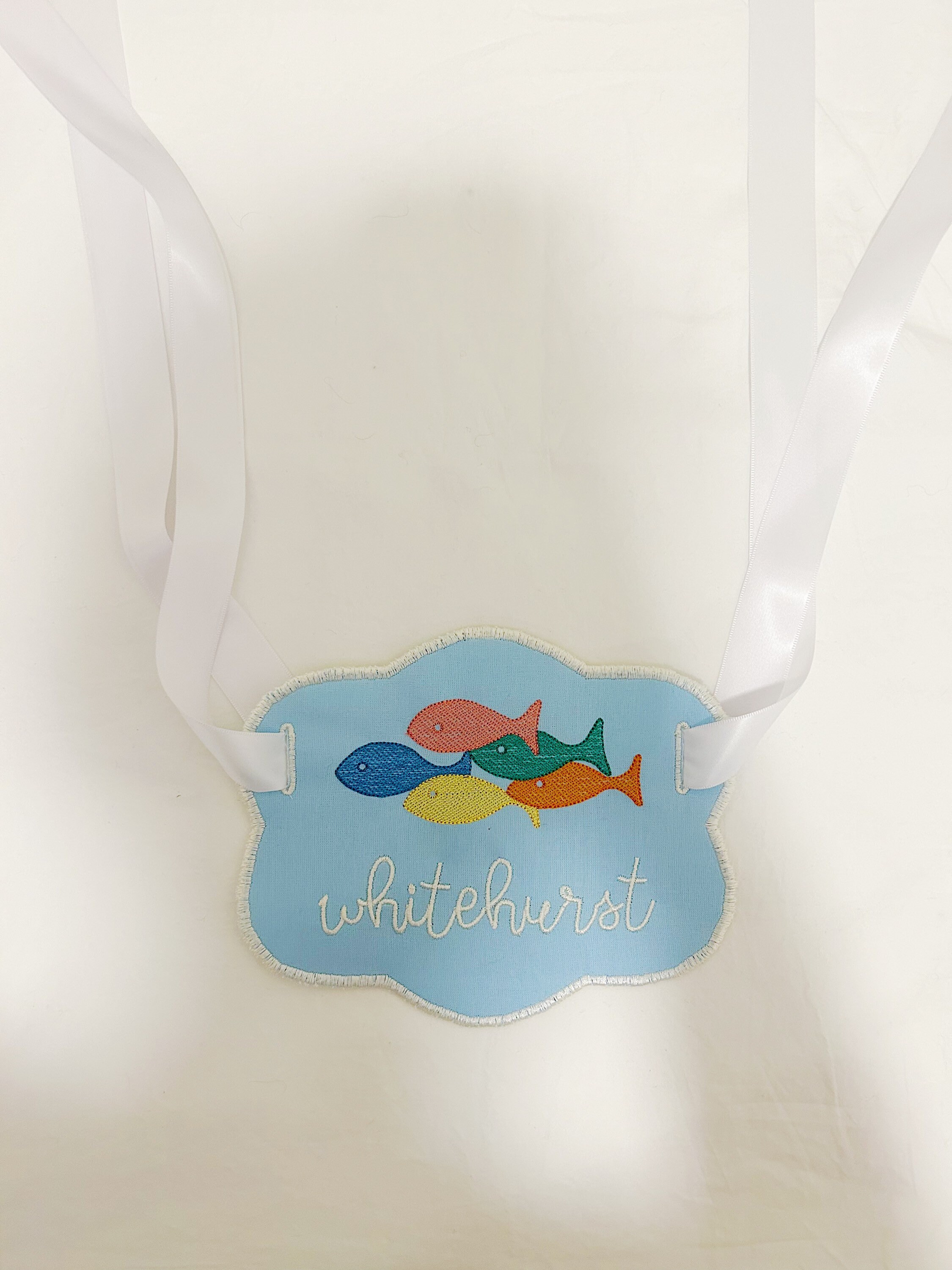 Fish Stroller Tag TBBC Inspired - Etsy