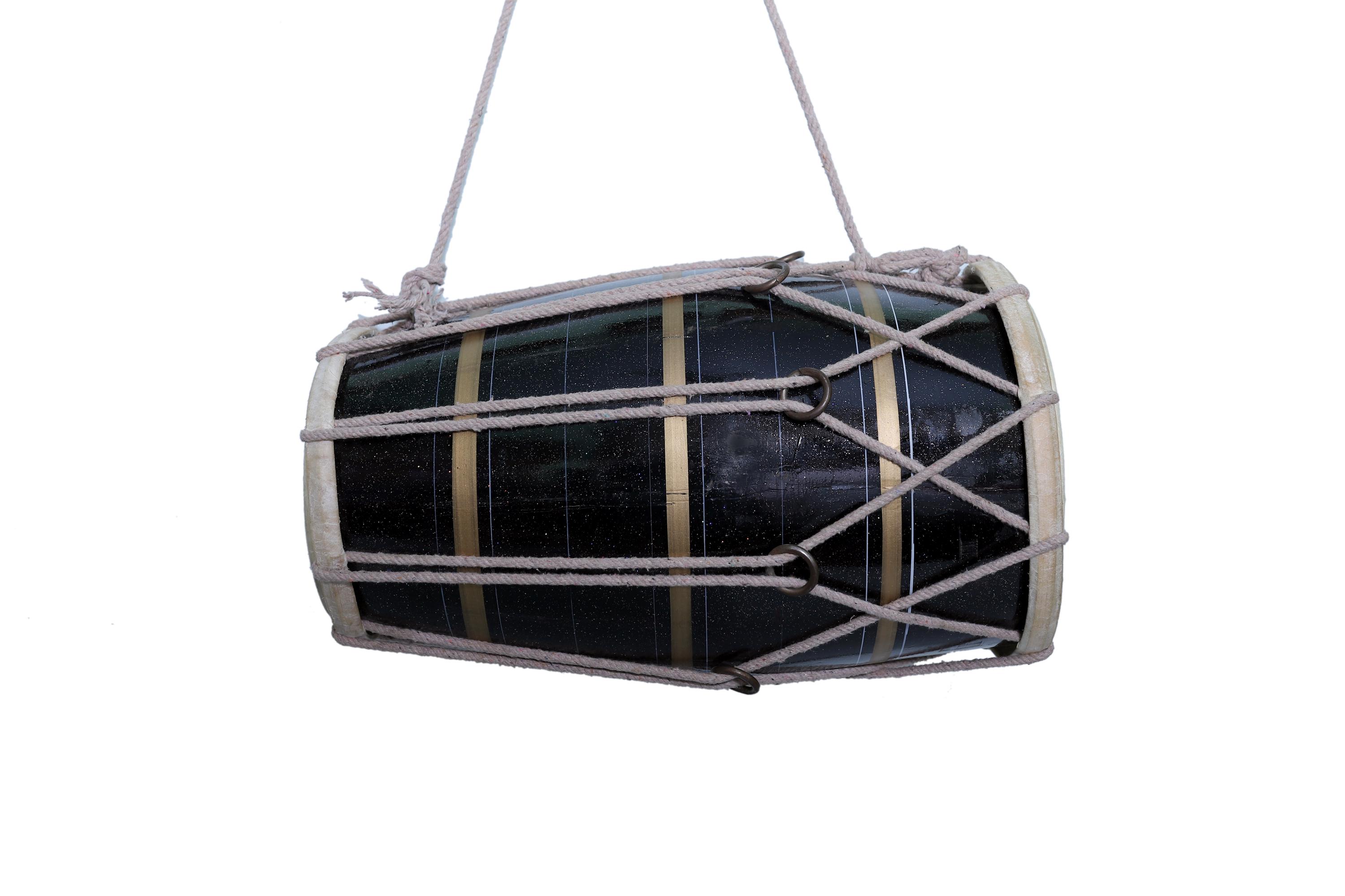 Laxmiartsandcraft Handmade Mango Wood Dholak Drum, Dholak Instrument ...