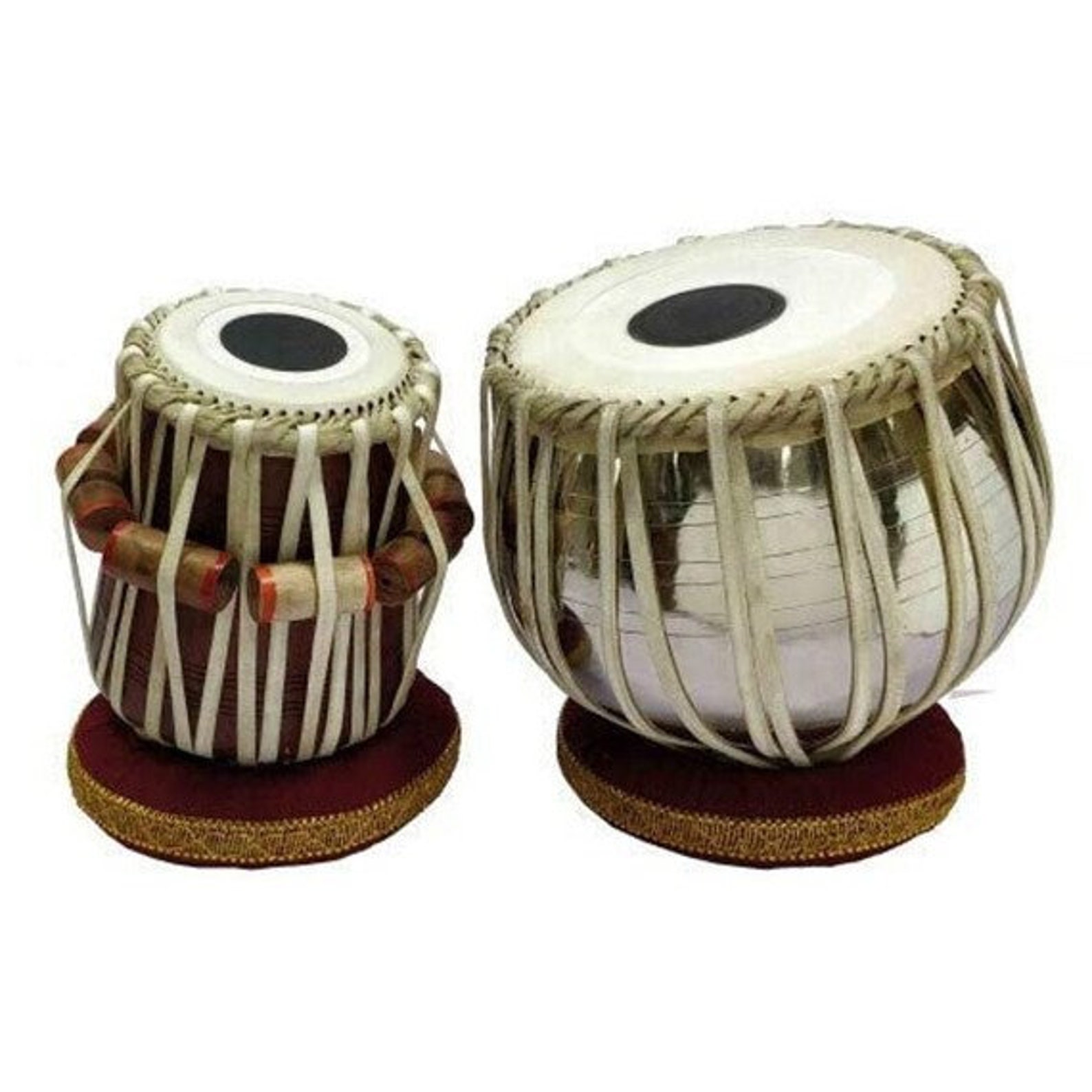 Tabla Drum Set, Concert Quality, 2.5 Kg Chromed Steel Bayan, Sheesham ...