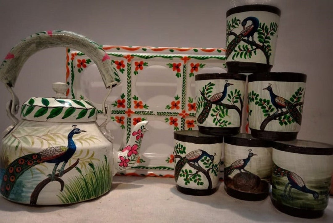 Indian Tea Pot Tea Set Tea Kettle Aluminium Pot Indian - Etsy