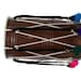 Laxmiartsandcraft Handmade Indian Dhol Instrument, Natural Barrel ...