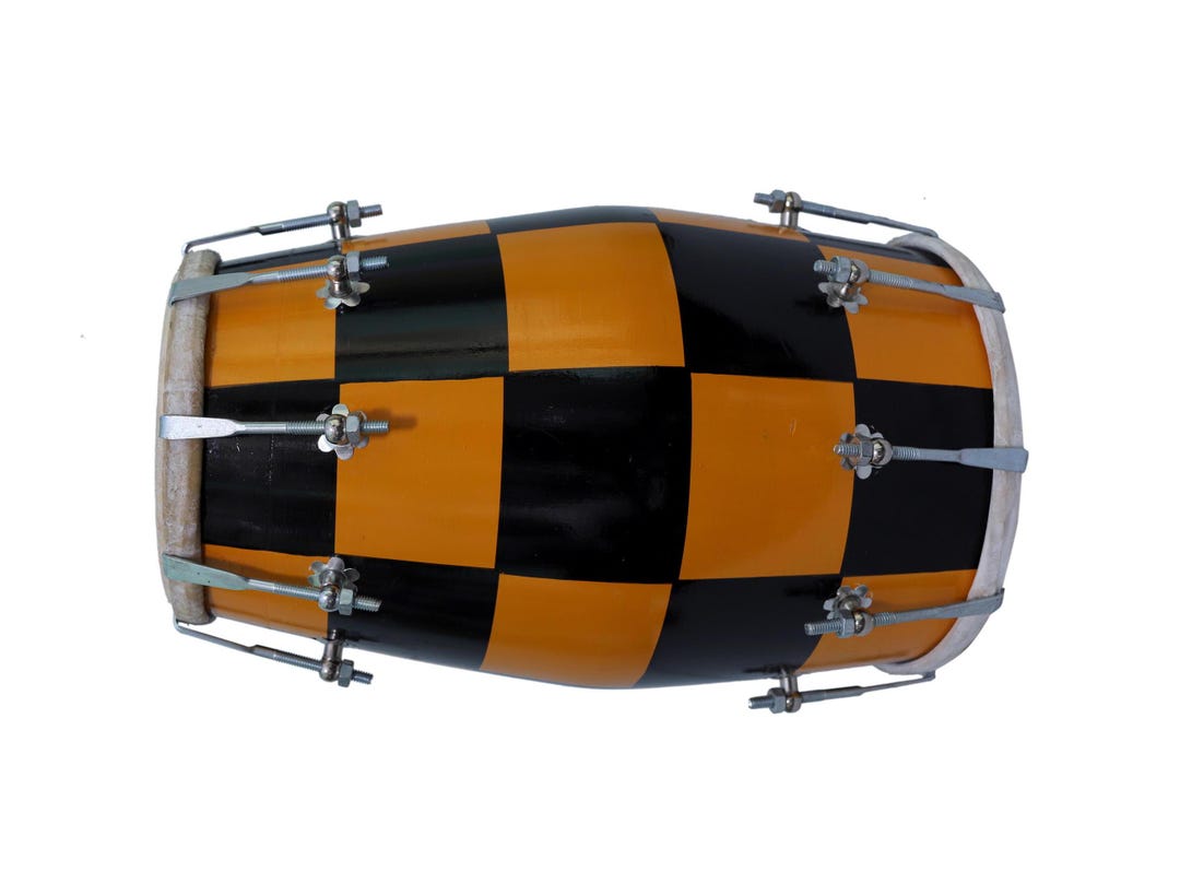 Mango Wood Dholak Drum, Indian Instrument, Professional Dholak, Wedding ...