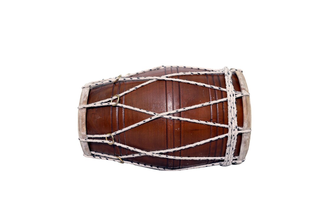 Handmade Professional Dholak, Musical Rope Dholak, Indian Folk ...
