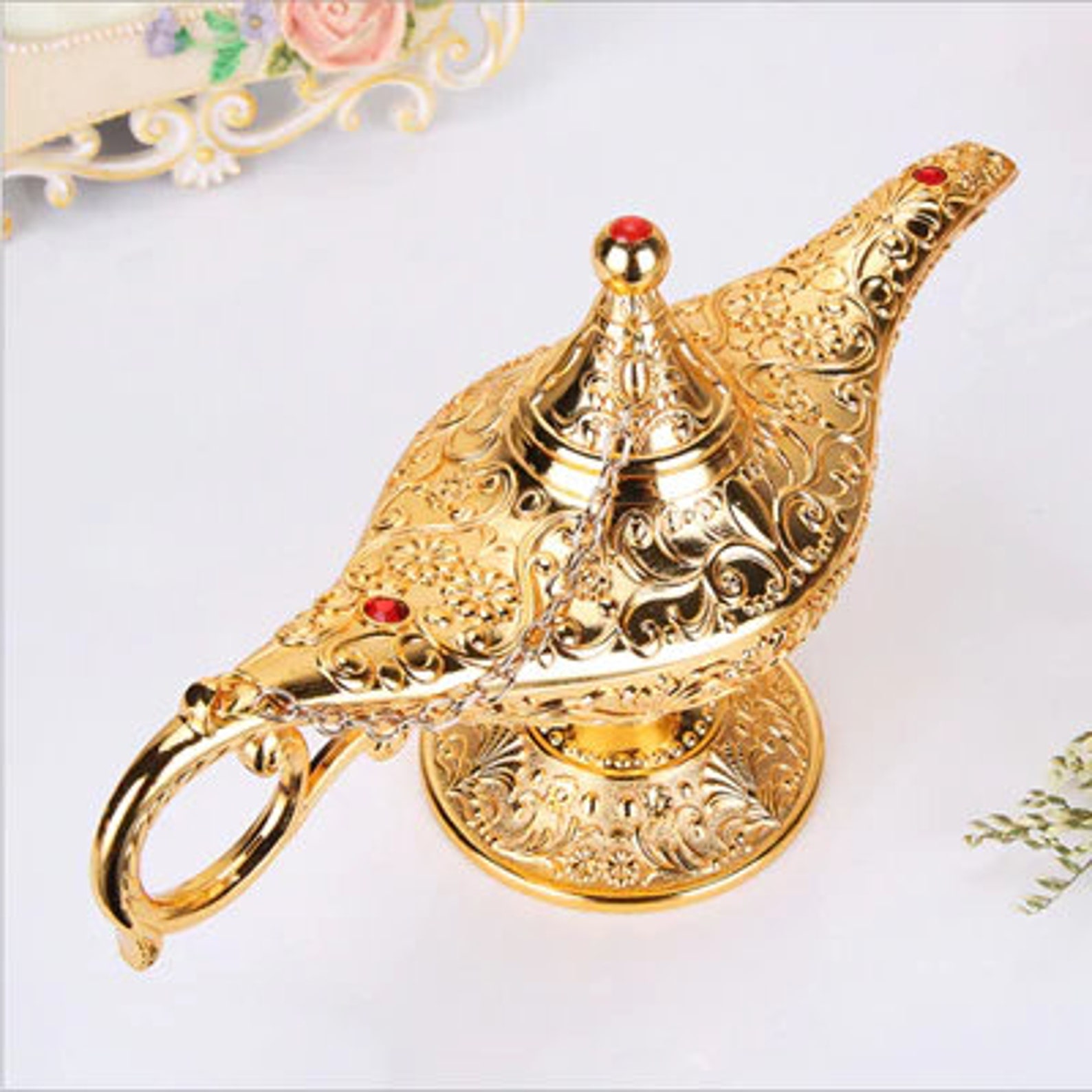 Lámpara de genio mágico-vintage colorido metal magic genie | Etsy