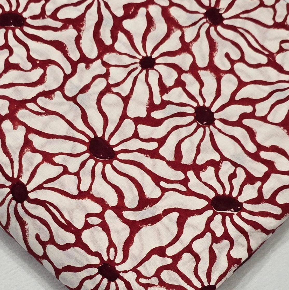 Exquisite Block Print Cotton Fabric - Cotton Loose Fabric-lightweight ...