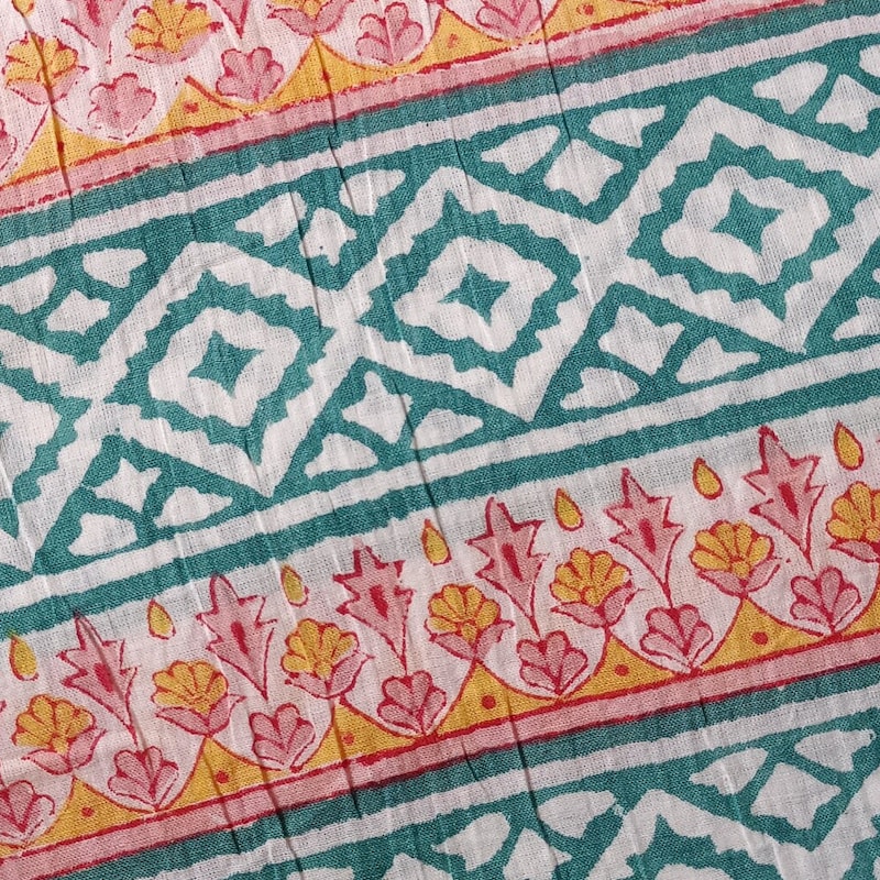 Border Print Fabric - Etsy