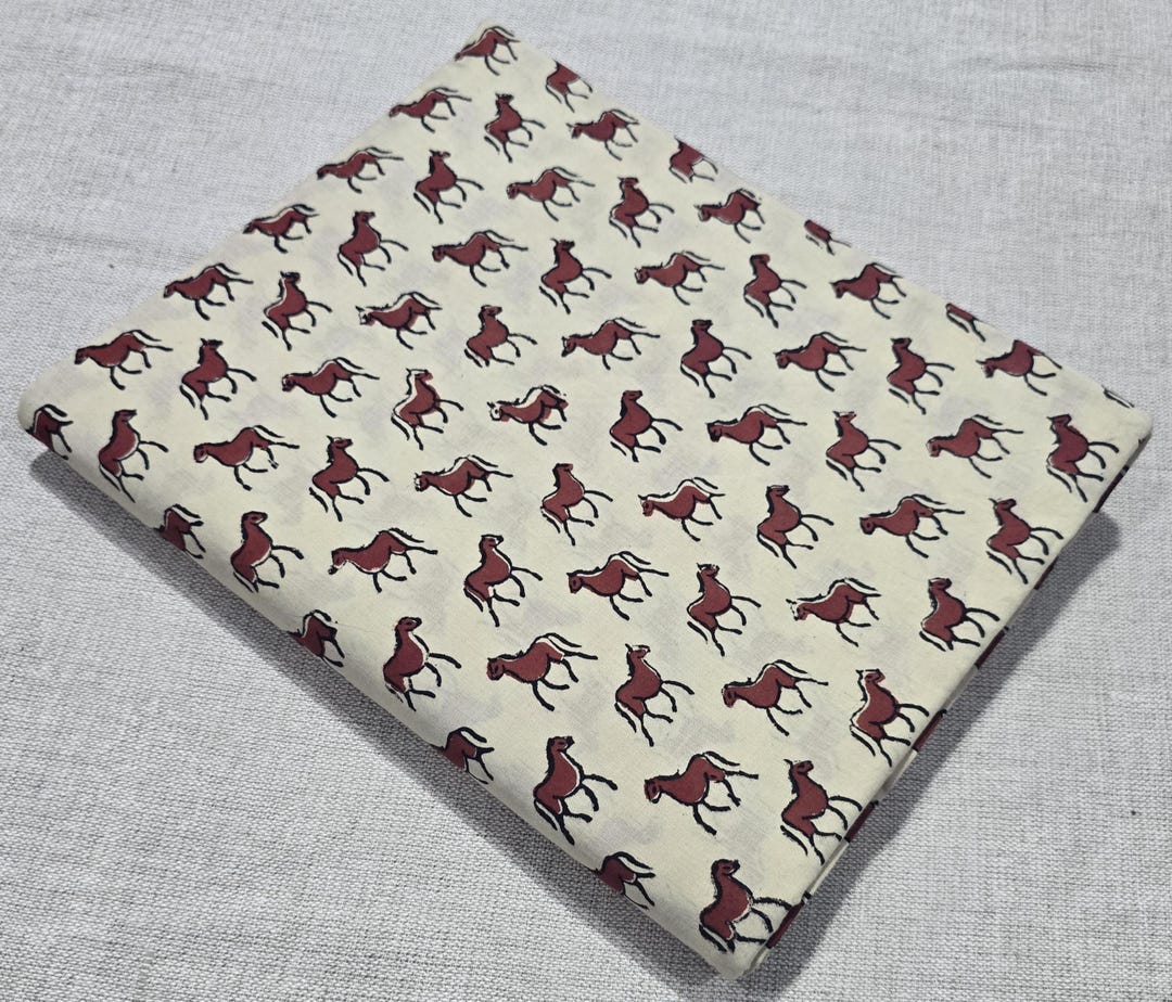 Traditional Hand Block Printed Fabric-hand Print Fabric-fabric by the ...