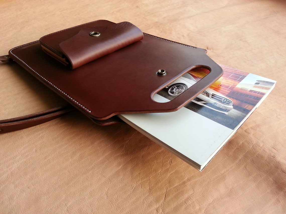 Leather iPad Bag,brown Leather Crossbody Bag,men's Crossbody Bag ...