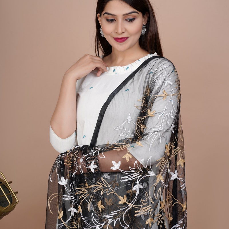 Net Dupatta - Etsy