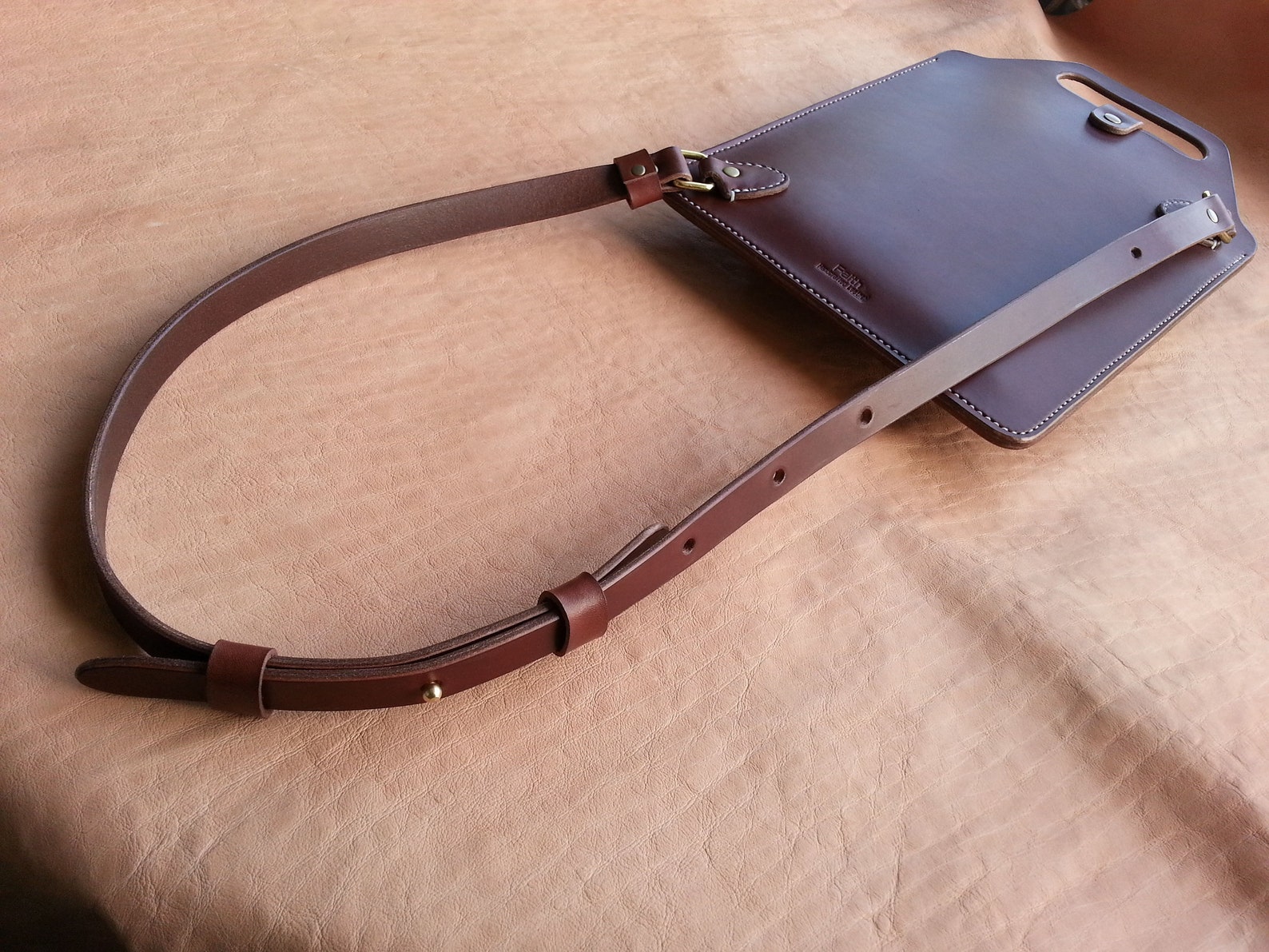 Leather iPad Bag,brown Leather Crossbody Bag,men's Crossbody Bag ...