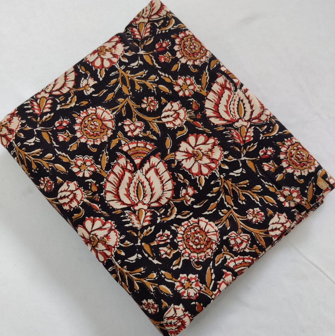 Indian Hand Block Print Fabric , Floral Print Cotton, Soft Cotton ...