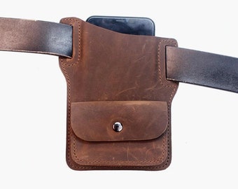 Leather Slanted Phone Case - Etsy