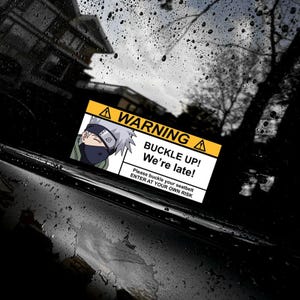 Anime Car Stickers, Anime Car Decal for Car Window, Sun and Water ...
