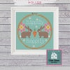 Pattern-happy Hollow 9 Patch Row 2 Only-cross Stitch Pattern-bats ...