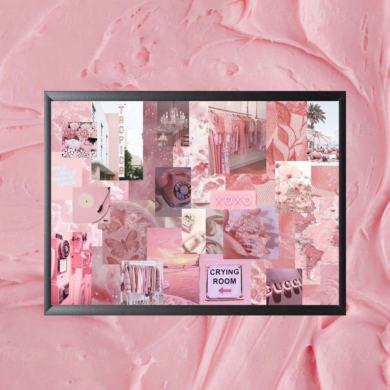 Pretty in Pink Vision Board - Etsy