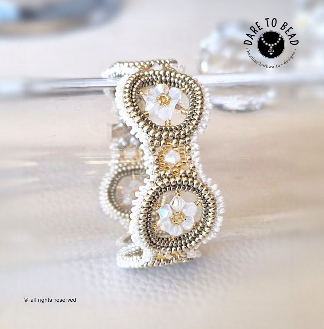 Daisy Bracelet PDF Beading Pattern - Etsy