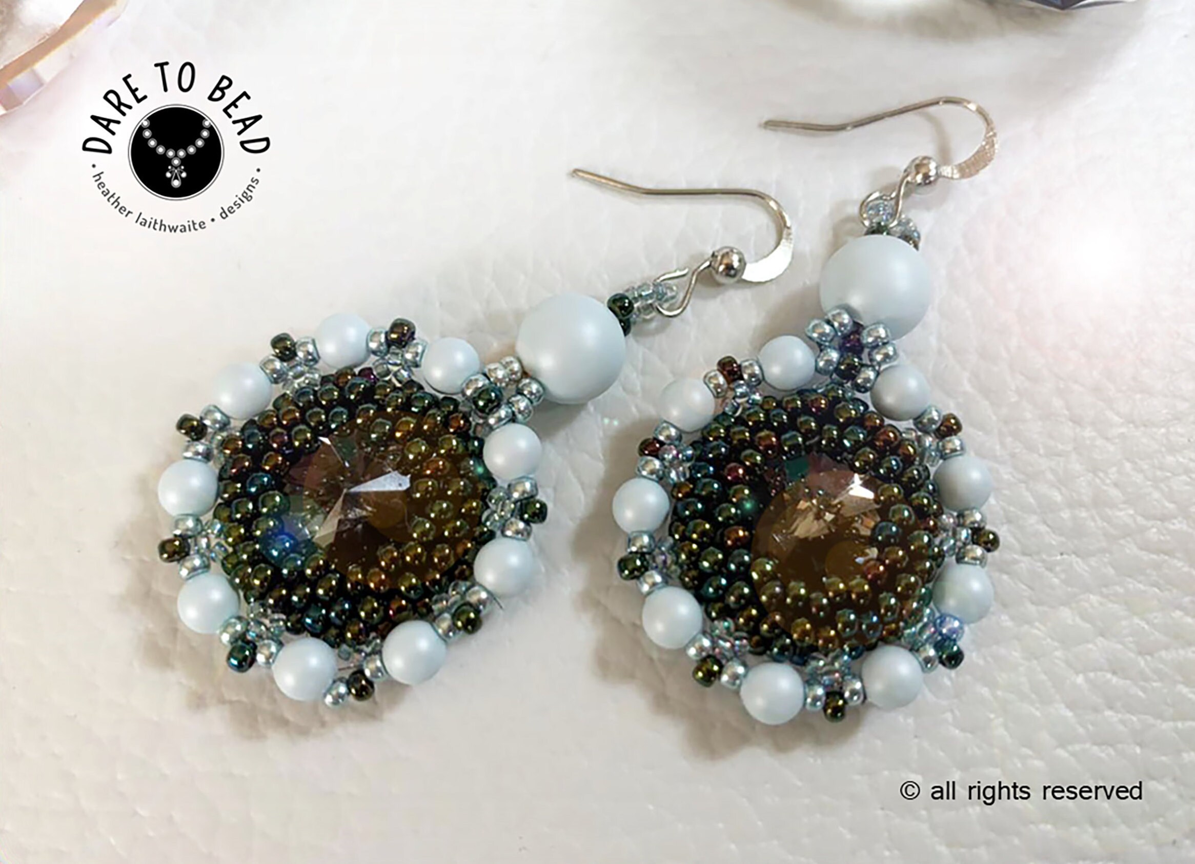 Lucy Earrings, Beading Pattern PDF - Etsy