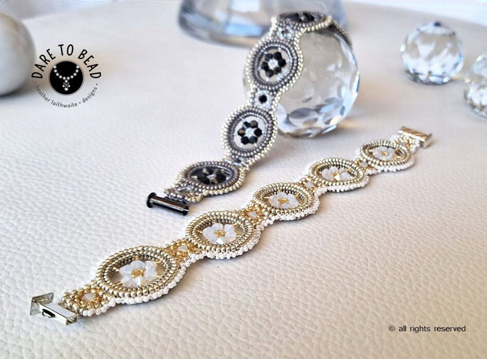 Daisy Bracelet PDF Beading Pattern - Etsy