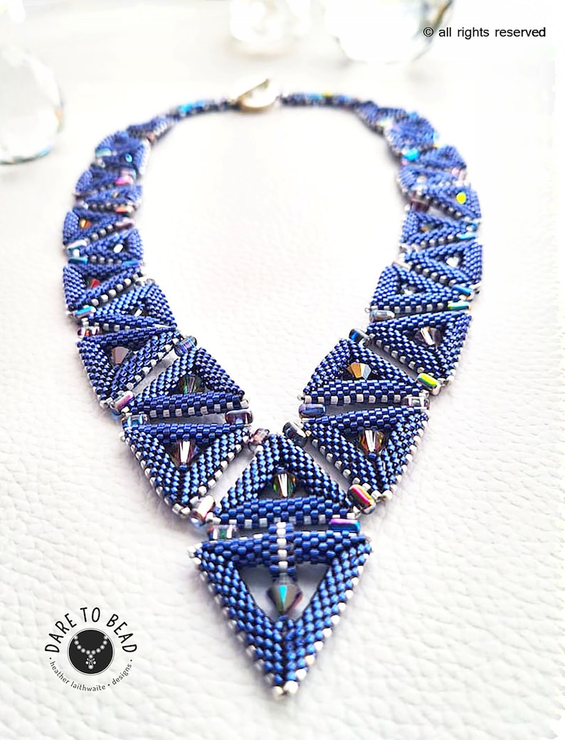 Barbara Necklace, PDF Beading Pattern - Etsy
