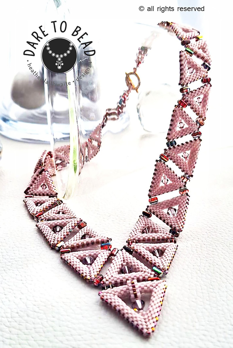 Barbara Necklace, PDF Beading Pattern - Etsy
