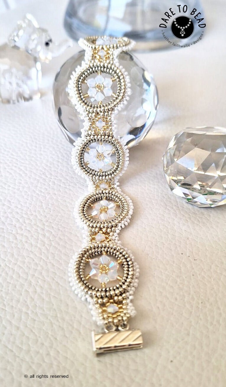 Daisy Bracelet PDF Beading Pattern - Etsy
