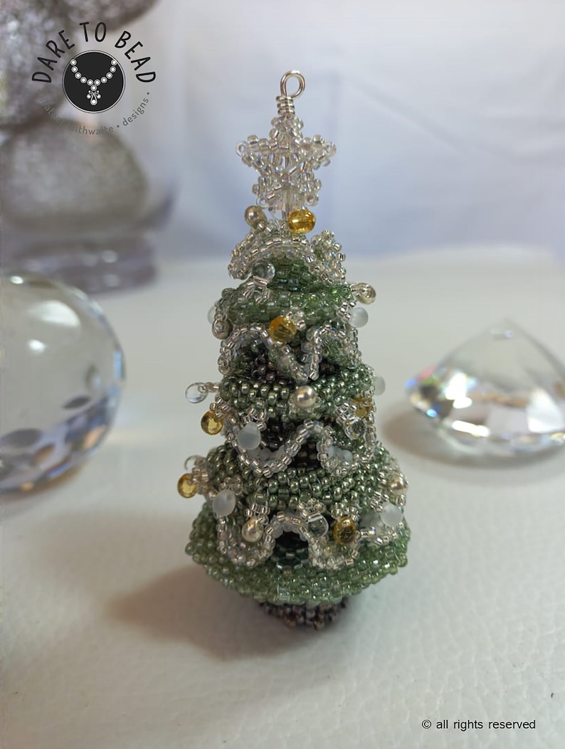 Ruffles Christmas Tree PDF Beading Pattern - Etsy