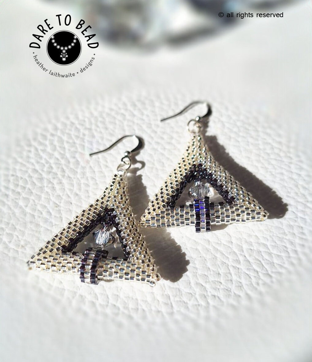 Joyce Earrings, PDF Beading Pattern - Etsy