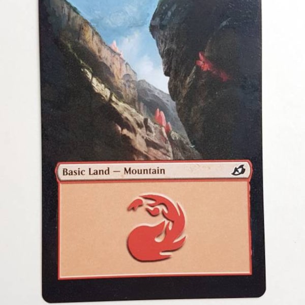 Mtg Basic Land Mountain - Etsy